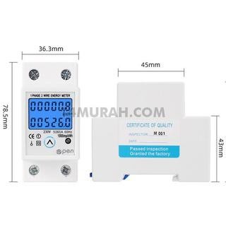 Jual KWH Meter Digital 80 Ampere 220V Alat Pengukur Listrik Bisa reset | Shopee Indonesia