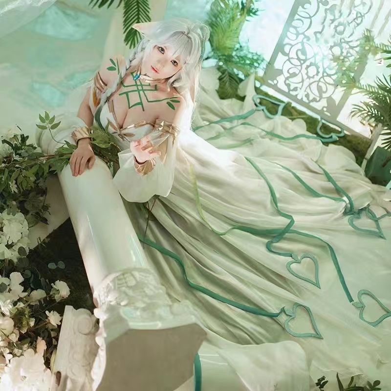 Jual Game Genshin Impact The Greater Lord Rukkhadevata Cosplay Costume ...