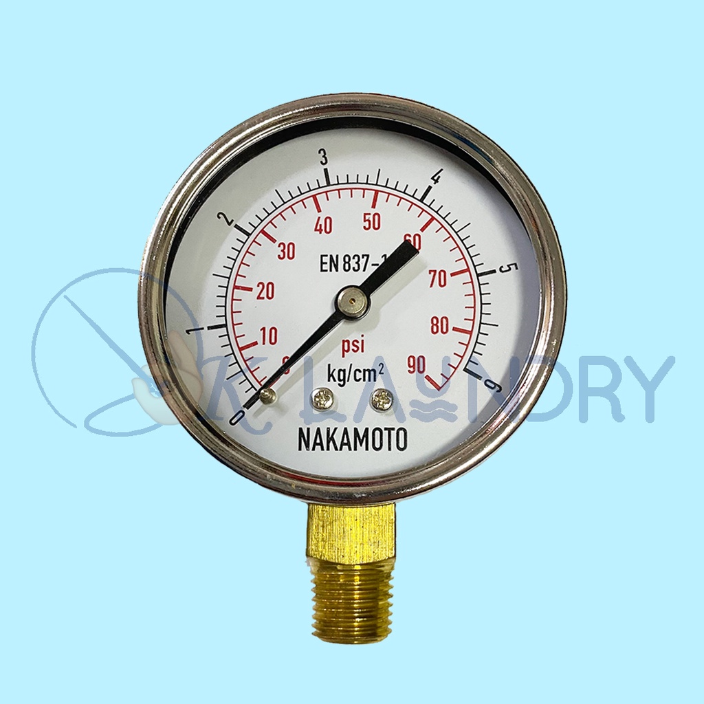 Jual Manometer 6 Kg Merek Nakamoto Pressure Gauge | Shopee Indonesia