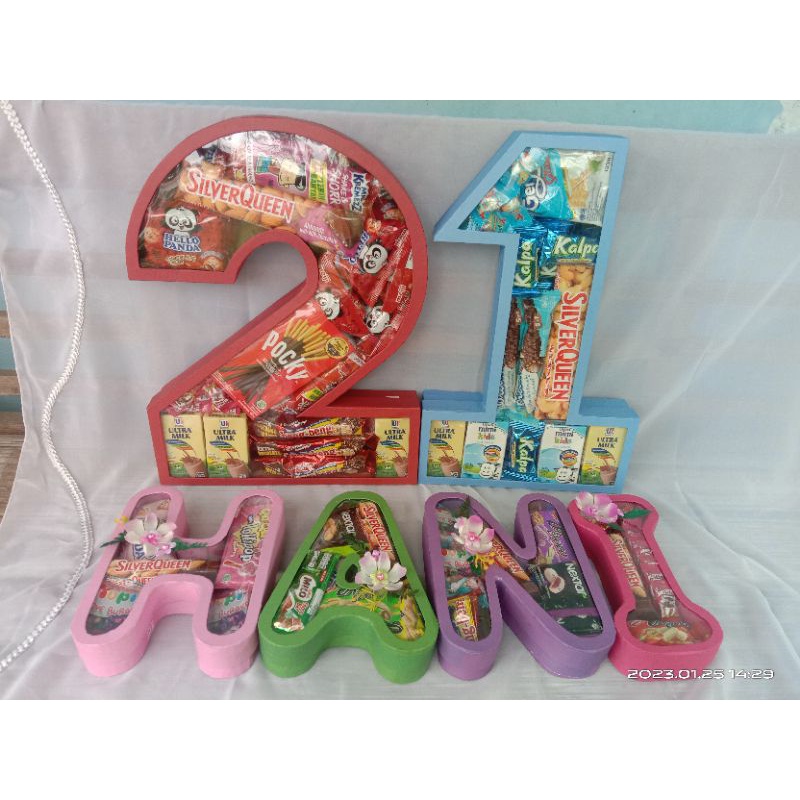 Jual BOX HURUF/BOX LETTER/SNACK BOX LETTER ukuran 20x15 | Shopee Indonesia