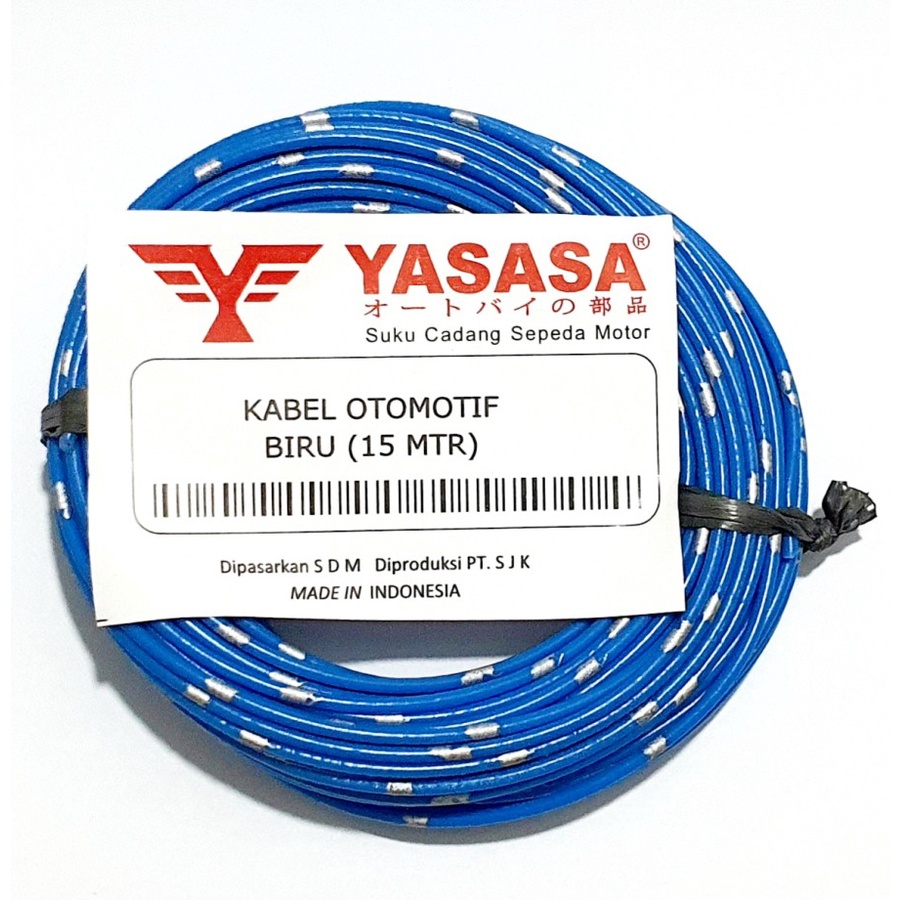 Jual KABEL BINTIK YASASA 15 METER - BIRU | Shopee Indonesia