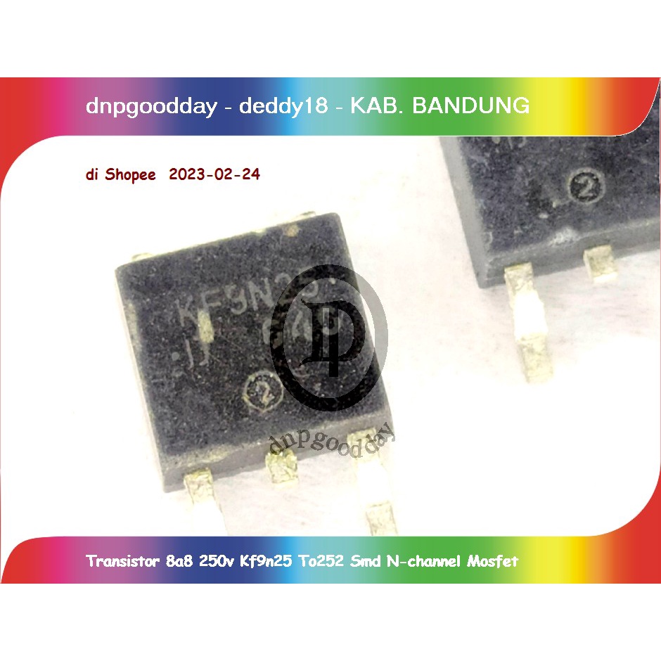 Jual Transistor 8a8 250v Kf9n25 To252 Smd 9n25 N-channel Mosfet ...