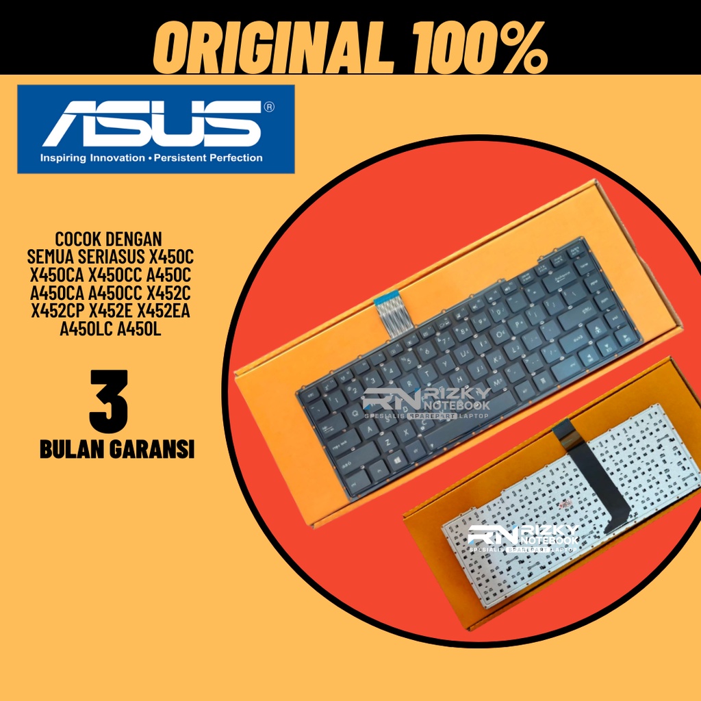 Jual (ORI) Keyboard ASUS A450C X452C X452E A450 X450 X450C X401U X450JF ...