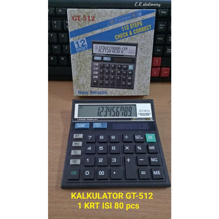 Jual Kalkulator Calculator 512 12 Digit / 500 10 DIGIT | Shopee Indonesia