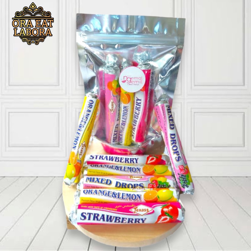 Jual Permen Roll Jadul Texas Permen Roll Aneka Rasa Buah Kualitas ...