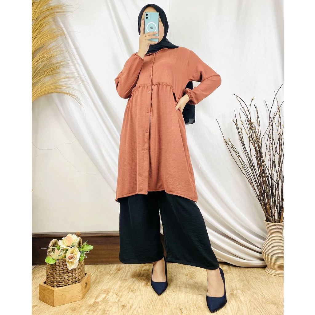 Jual Benang Raja Tunik Cringkle Zila | Shopee Indonesia