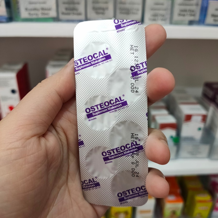 Jual Osteocal Strip Isi 6 Tablet Obat Original | Shopee Indonesia