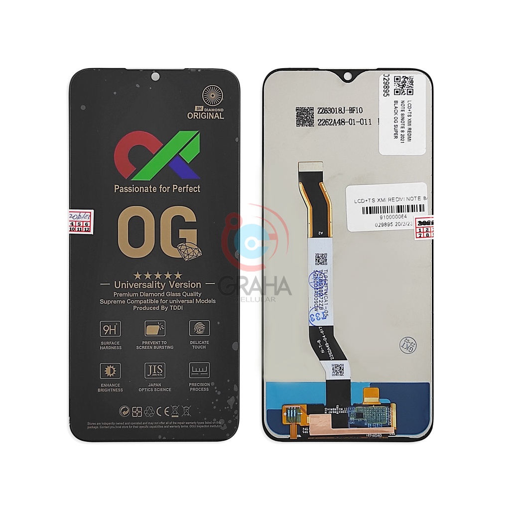 Jual LCD XIAOMI REDMI NOTE 8 FULLSET TOUCHSCREEN | Shopee Indonesia