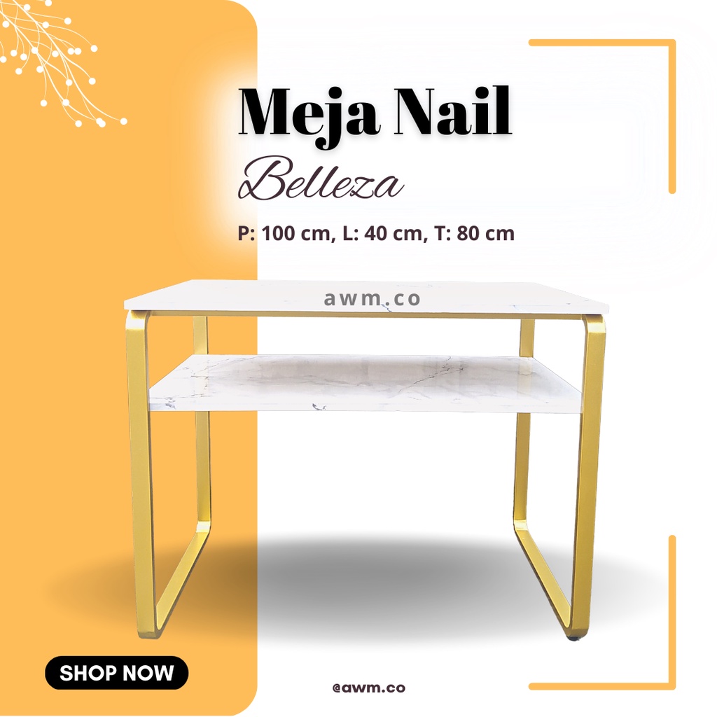 Jual Meja Nail Belleza Cocok Untuk Furniture Ruangan Rumah Home ...