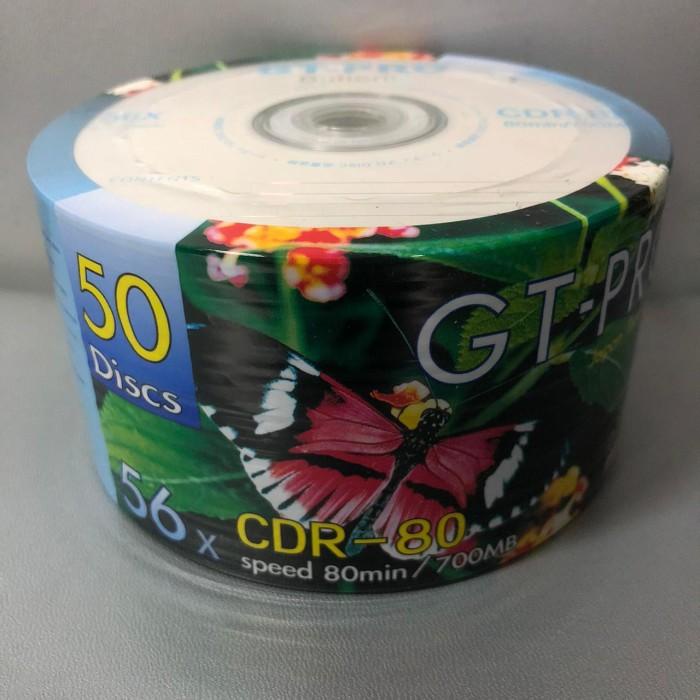 Jual CDR BLANK GT-PRO 1 Spindle 50 Pieces CD Kosong GT-Pro | Shopee ...