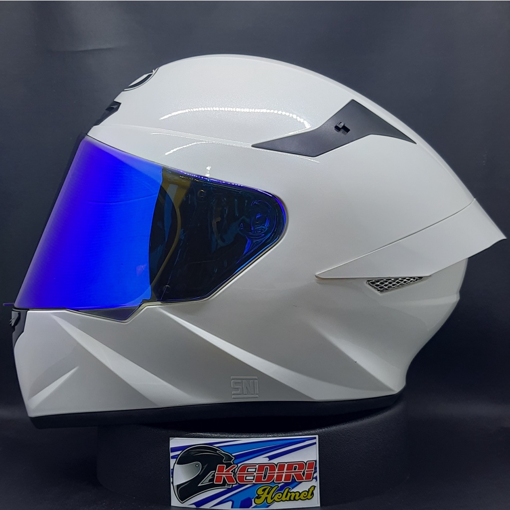 Jual Helm KYT TT COURSE plain solid ttc polos black doff white gorilla grey anthracite paket ...