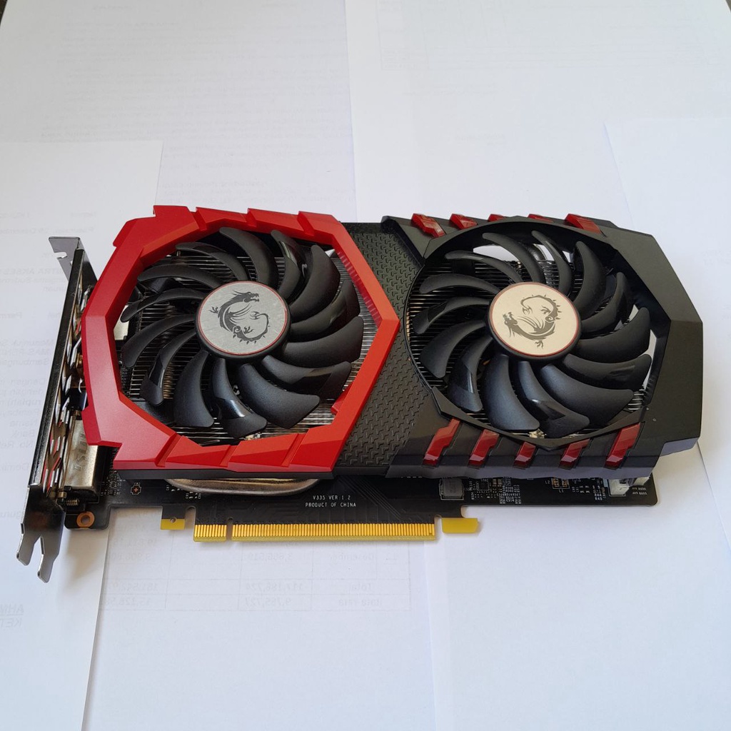Jual VGA MSI GTX 1050 2GB GDDR5 Gaming X (bekas) | Shopee Indonesia