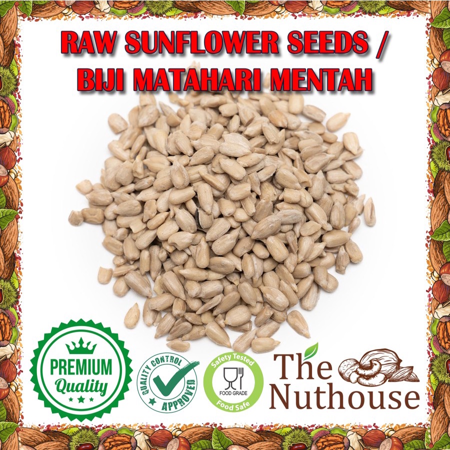 Jual 1kg RAW Sunflower Seeds / Biji Bunga Matahari Mentah | Shopee ...