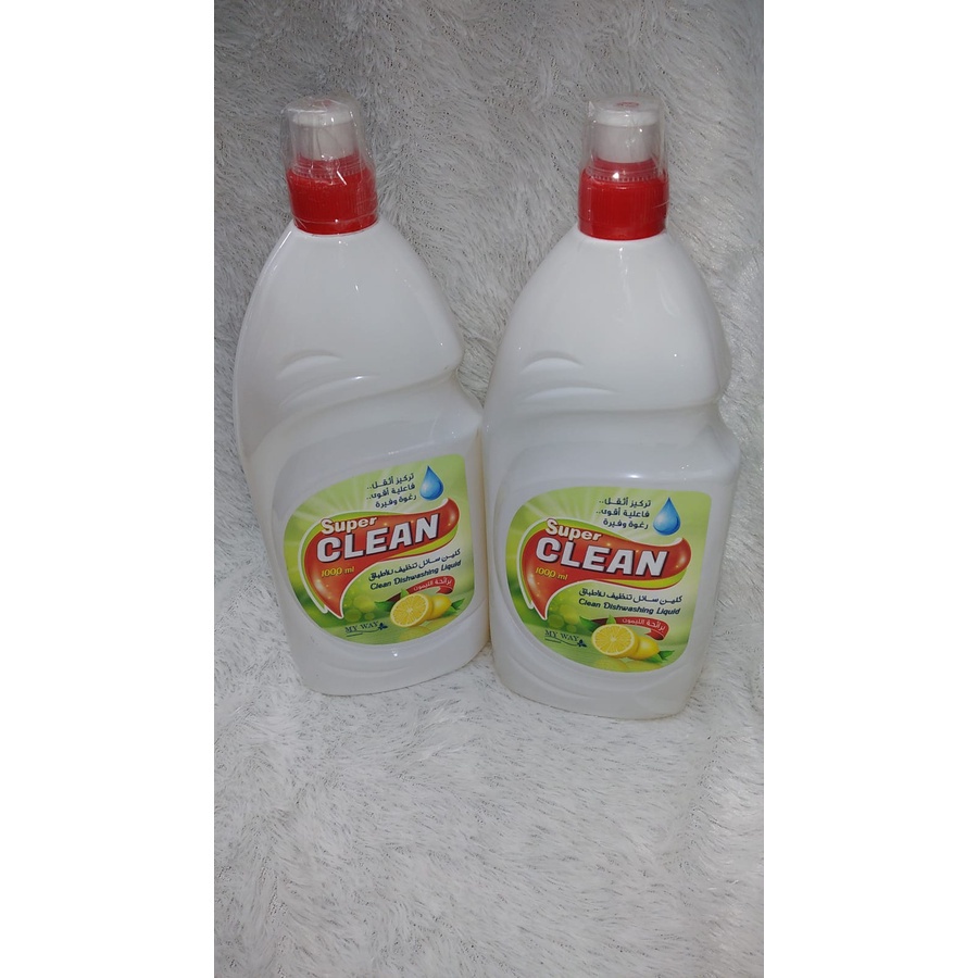 Jual Sabun Cuci Piring beraroma lemon Super Clean My Way 1 Liter Harum ...