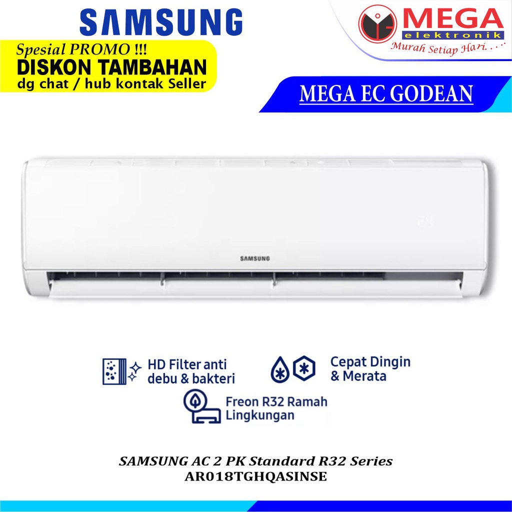 Jual SAMSUNG AC 2 PK AR018TGHQASINSE AIR CONDITIONER DUA PK STANDARD ...