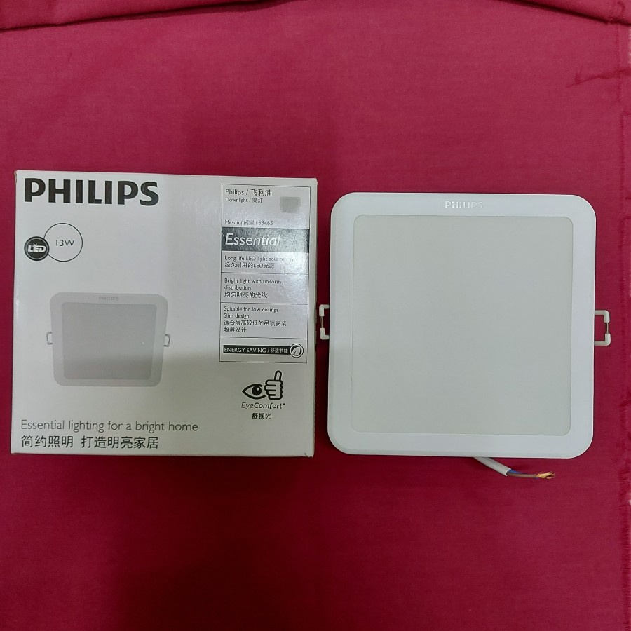 Jual Lampu Downlite/Light Panel LED Meson Segi 13w IB/InBow Philips ...