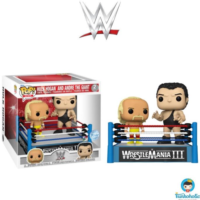 Jual Funko Pop! Wwe Wrestlemania Iii Hulk Hogan And Andre The Giant 2 ...