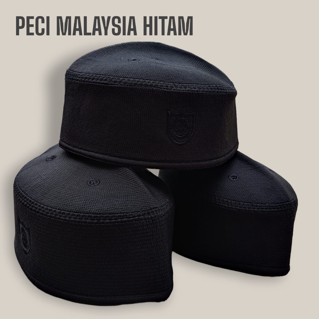Jual Kopyah Hitam Peci Hitam Songkok Hitam Malaysia | Shopee Indonesia