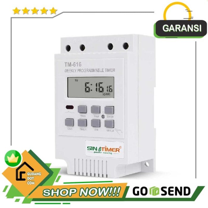 Jual Timer Sinotimer Power Timer Programmable Time Switch Relay 220v
