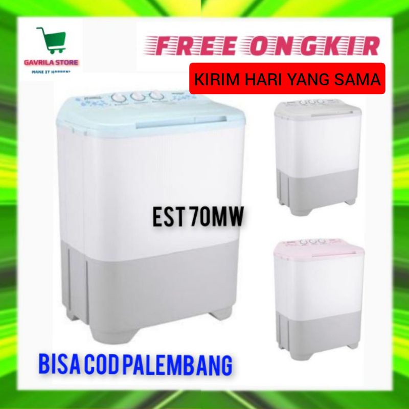 Jual MESIN CUCI 2 TABUNG SHARP 7KG 7 KG EST 70MW EST 70 MW ORIGINAL ...