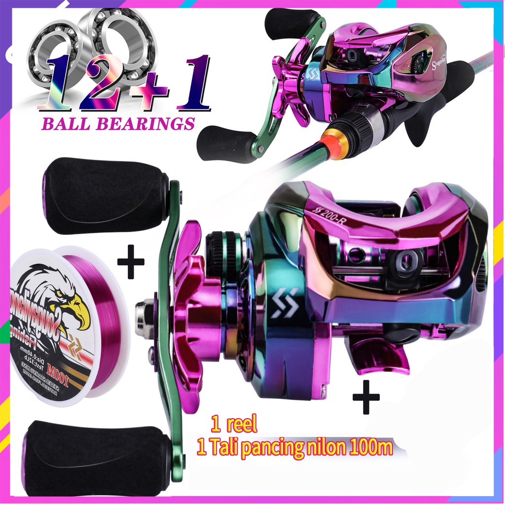 Jual Reel Pancing New Casting Fishing Reel Max Drag 10kg Fishing Reel ...