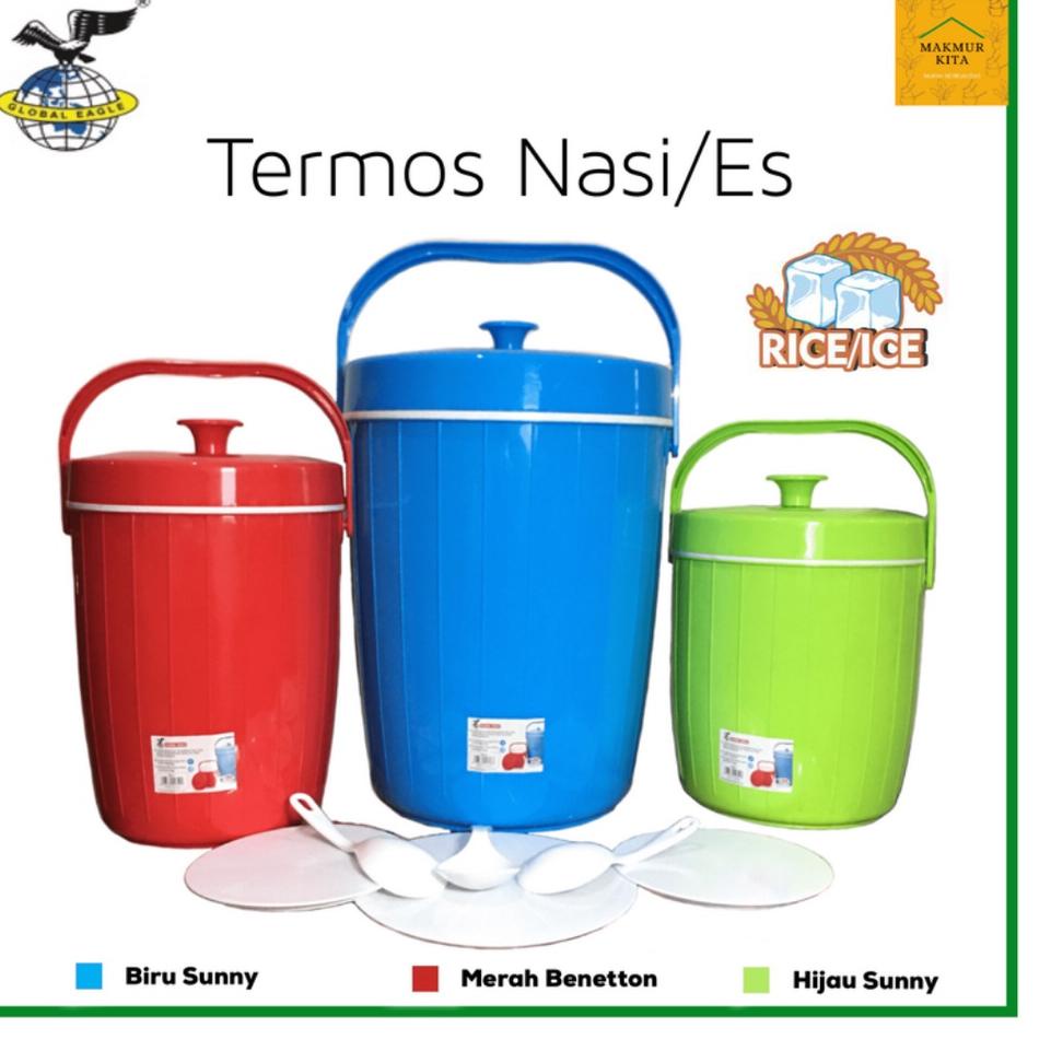 Jual (DISKON) Termos Nasi Es 14 17 21 26 30 Global Eagle / Termos Nasi ...