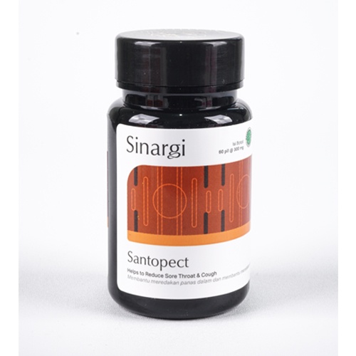 Jual SANTOPECT SINARGI - Obat Herbal Meredakan Batuk, Sakit Tenggorokan ...