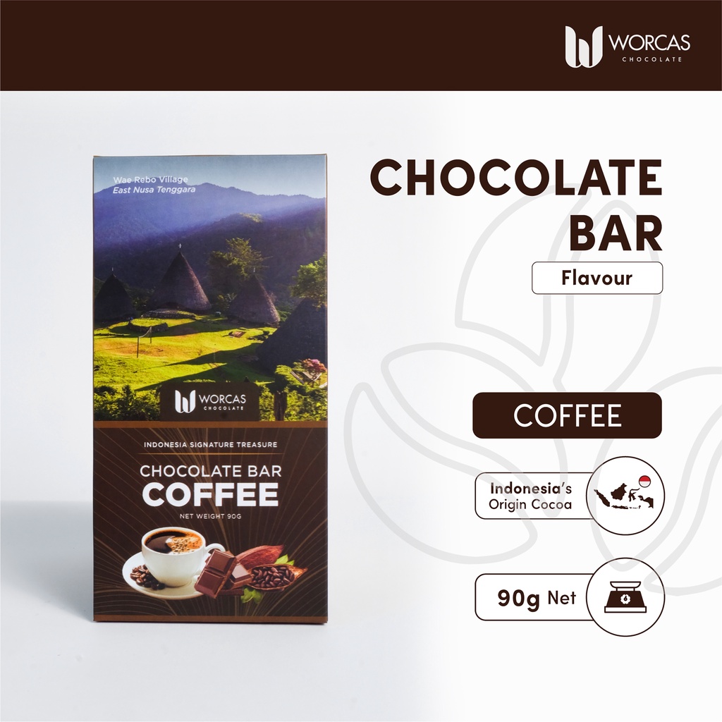 Jual Worcas Chocolate Bar Flavoured Dark Chocolate Coffee | Shopee ...