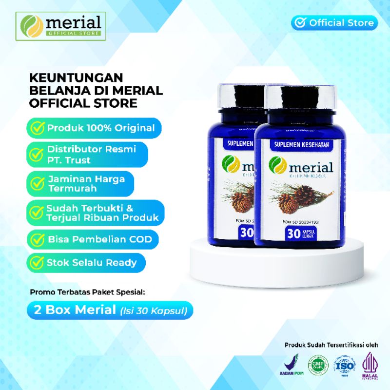 Jual Merial Red Pine Korea Original - 2 Box Atasi Kolesterol dan ...