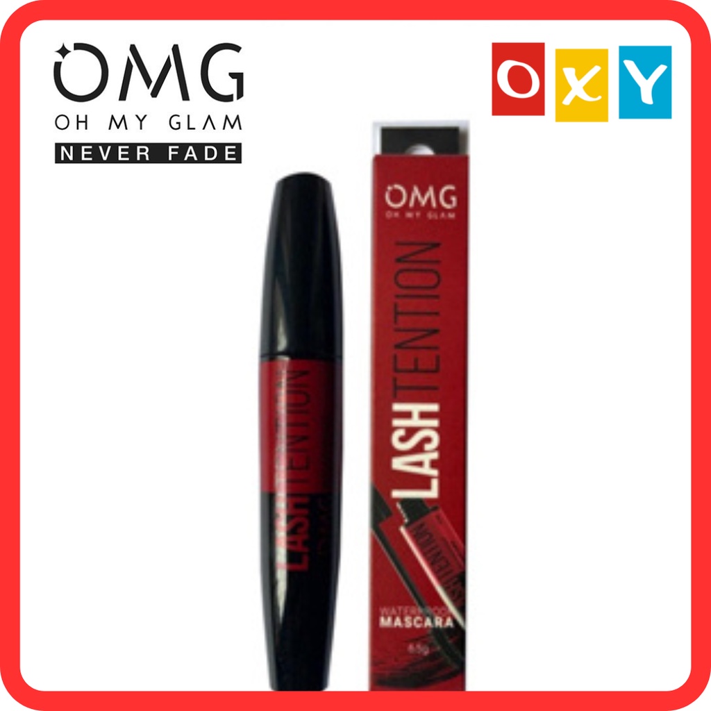 Jual Omg Oh My Glam Lashtention Waterproof Mascara 6.5 gr Tahan Lama ...