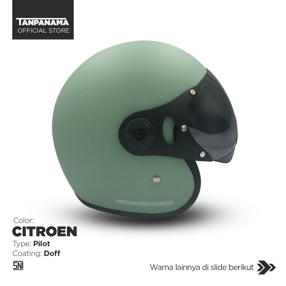 Jual Tanpanama Helm - Helm Pilot Dewasa Warna Terbaru / Helm Bogo ...