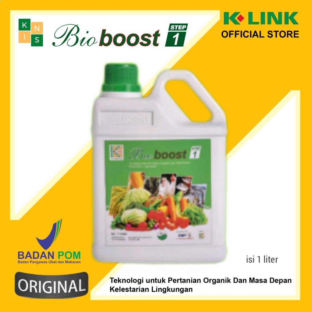 Jual Pupuk Bio.Boost Step 1 Original 1 Liter | Shopee Indonesia