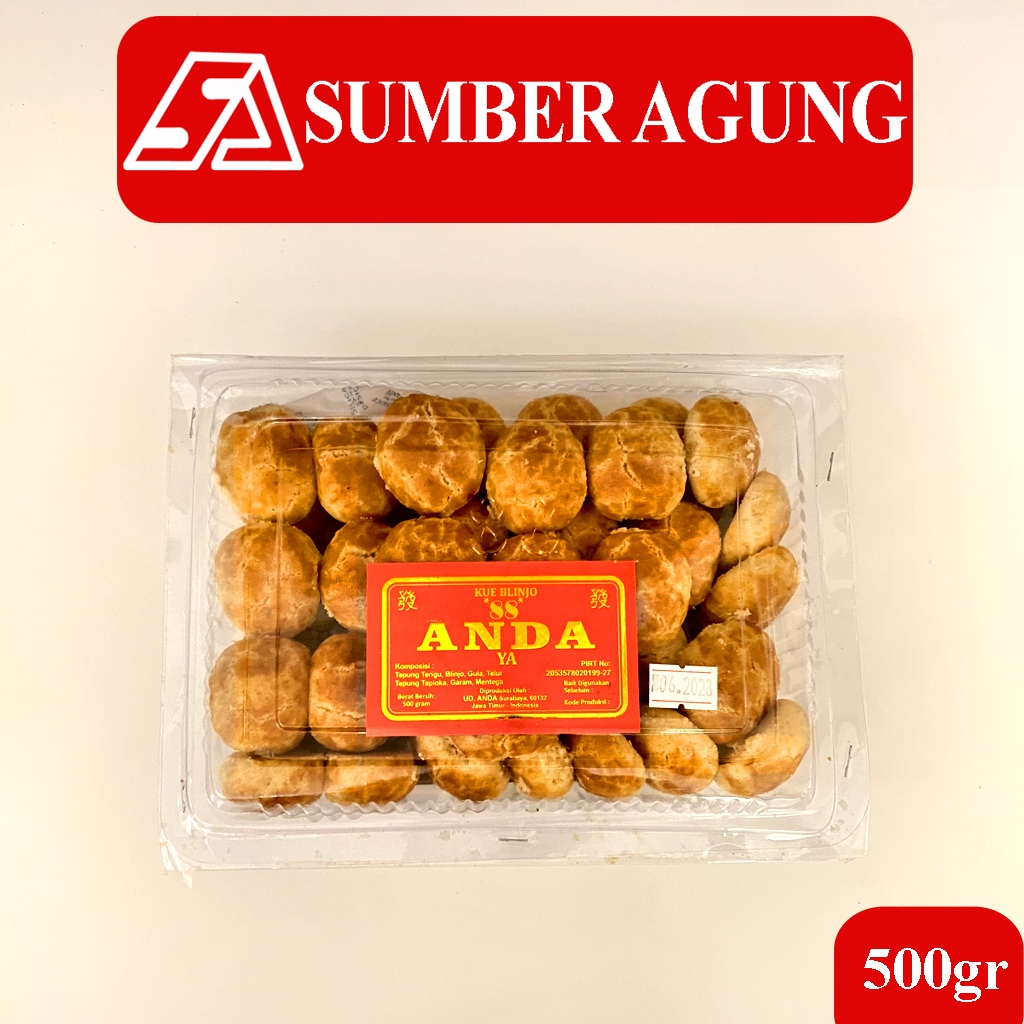 Jual Kue Emping Blinjo 88 Spesial Stiker Merah Nastar Belinjo Mlinjo ...