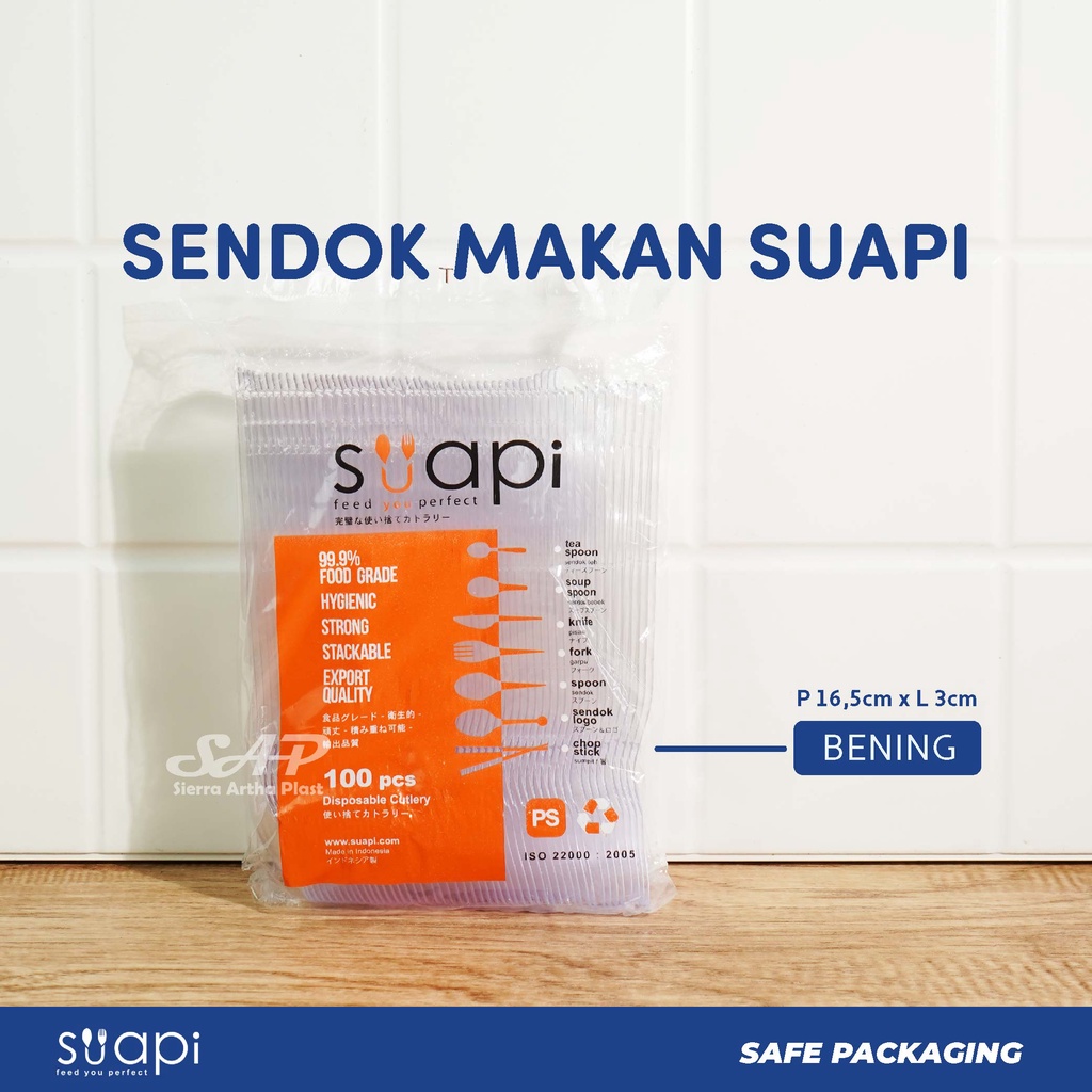 Jual Suapi Putih | Garpu Makan Suapi Putih | Sendok Makan Suapi Bening ...