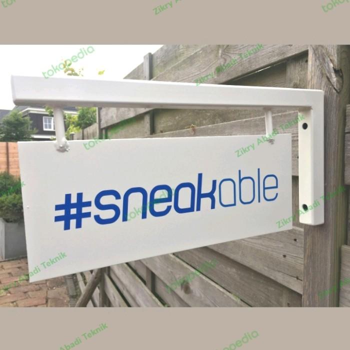 Jual Terlaris Papan Plang Nama Frame Besi Papan Plang Restoran Besi ...
