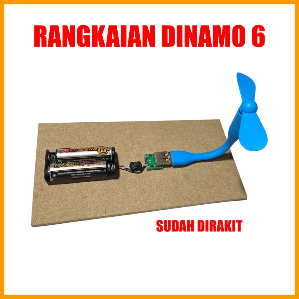 Jual Paket Rangkaian Listrik Dynamo / Dinamo Praktek Prakarya Sekolah ...