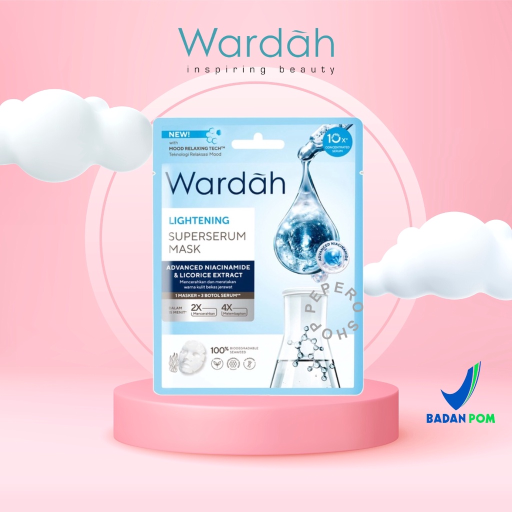 Jual WARDAH Lightening Super Serum Mask 20 ml | Shopee Indonesia