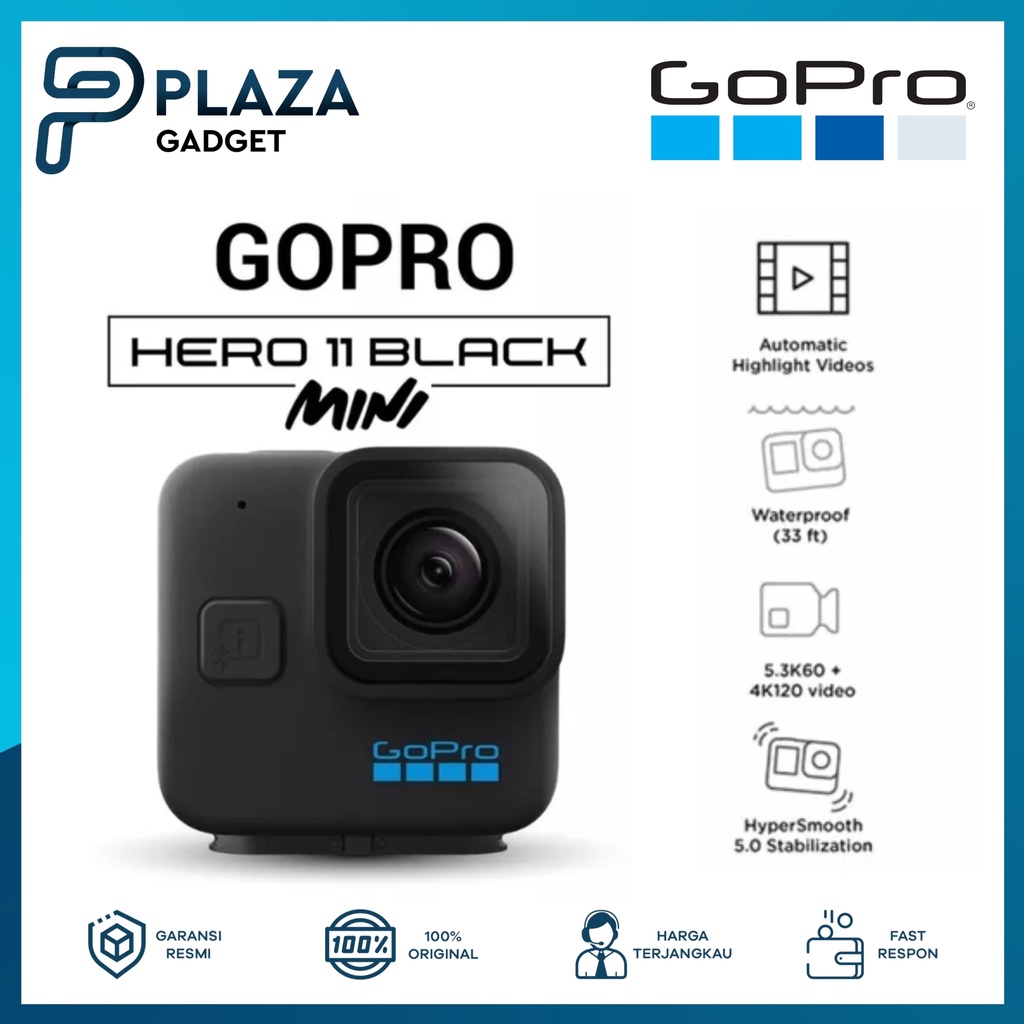 Jual Kamera Action Gopro Hero 11 Black Mini Action Camera Garansi Resmi ...