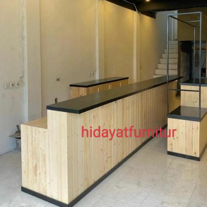 Jual Meja Bar Minimalis / Meja Bar Cafe Kayu Jati Belanda Permiter ...