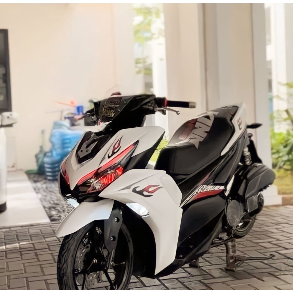 Jual STRIPING STICKER ALL NEW AEROX CONNECTED NVX 155 API TRANSPARAN ...