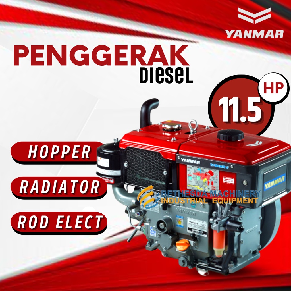 Jual Mesin YANMAR 11.5 Pk Engine Penggerak / Diesel Electric Yanmar TF ...