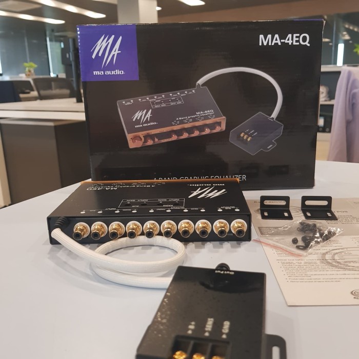 Jual Preamp MA Audio Pre Amp Equalizer SPL SQL use | Shopee Indonesia