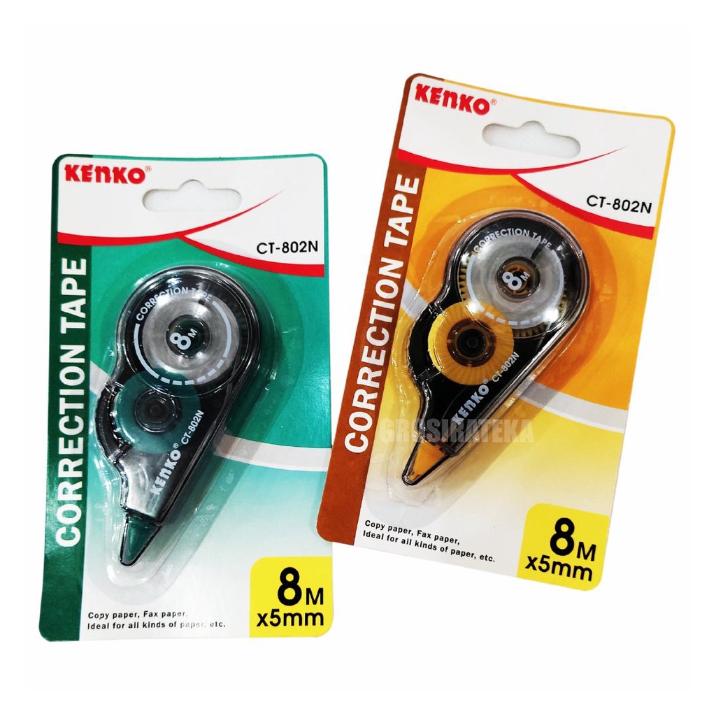 Jual TIPE X, TIPE X KERTAS, CORRECTION TAPE CT 802N KENKO | Shopee ...
