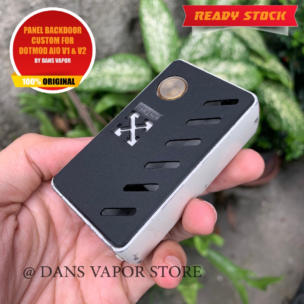 Jual Akrilik Panel Backdoor OFF White For Dotmod AIO V1 & V2 Black Doff ...