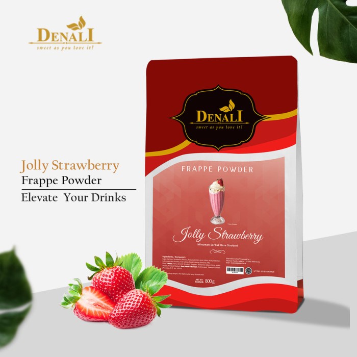 Jual Denali Powder Jolly Strawberry Original Denali Powder 800g ...