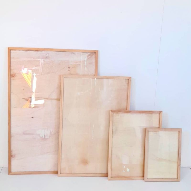 Jual Pigura Kayu Frame Kayu Minimalis | Shopee Indonesia