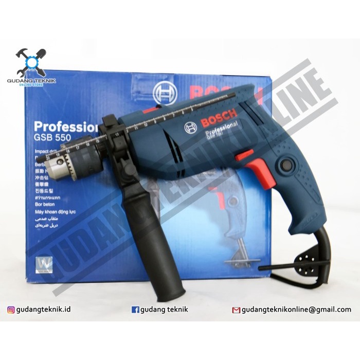 Jual Mesin Bor Tangan Listrik Variable Speed 13 mm GSB550 BOSCH ...
