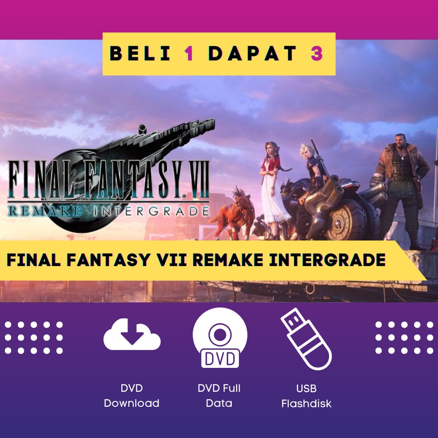 Jual FINAL FANTASY VII REMAKE INTERGRADE | Game PC Original | Shopee ...