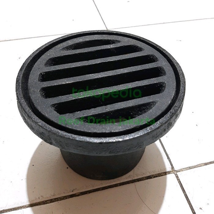 Jual Best Seller Roof Drain Cast Iron 4 Inchi Antasan Saringan Air Cast ...
