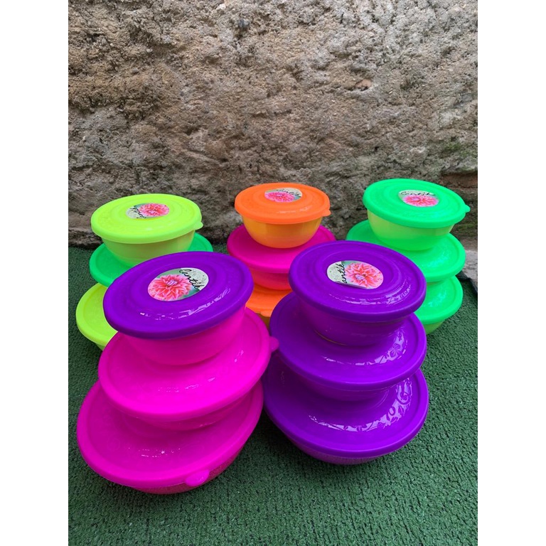Jual Promo Harga Paket Original modular bowl 1 L, 2 L & 3 L(3 PCS ...